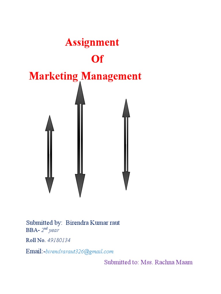 Assignment of Marketing Management | PDF | Consumer Behaviour | Marketing