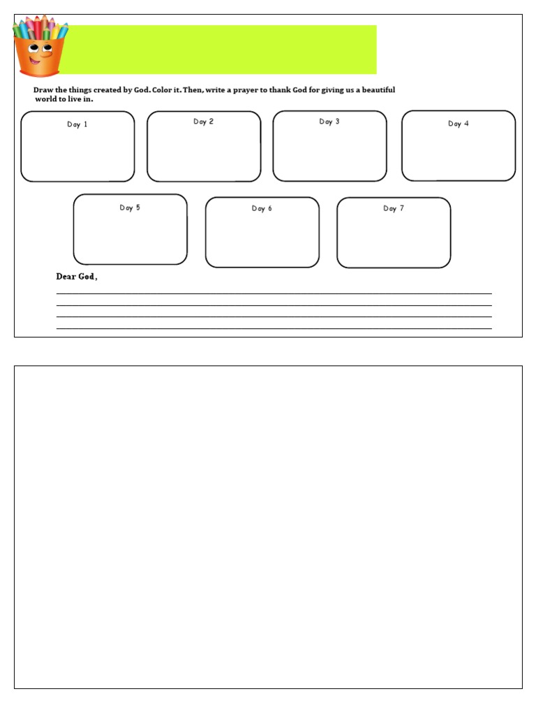 The Creation Story: Week 1 | PDF