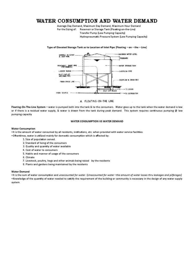 8 WATER CONSUMPTION AND WATER DEMAND | PDF | Horsepower | Toilet