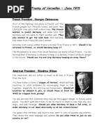 Aims of the Big Three at Versailles | PDF | Treaty Of Versailles ...