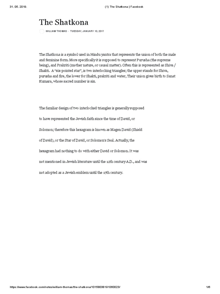 The Shatkona - Facebook | Download Free PDF | Mythology | Religious ...