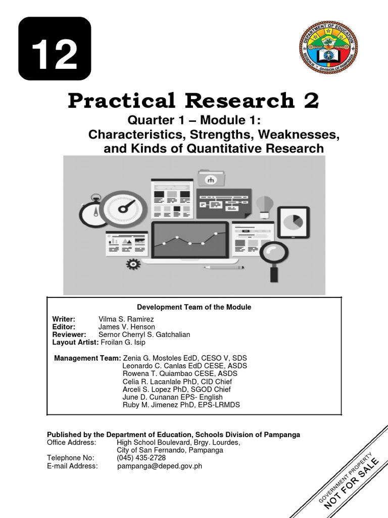 Practical Research 2: Quarter 1 - Module 1: Characteristics, Strengths ...