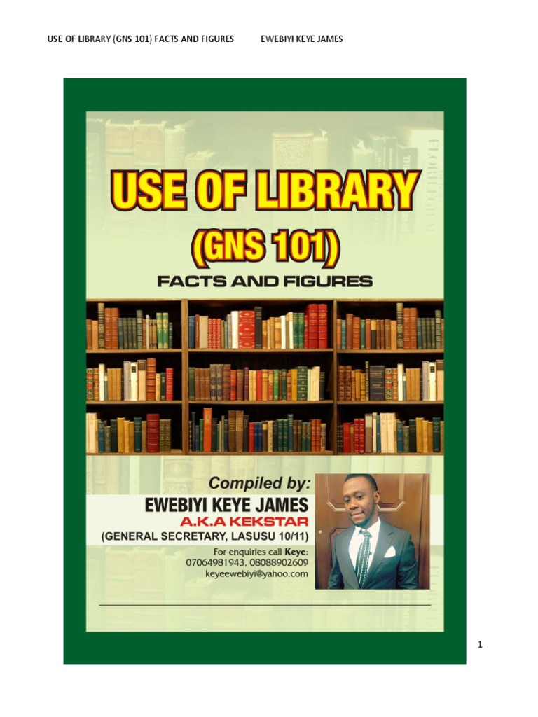 Use of Library GNS 101 (1) - 1 | PDF | Computer Data Storage | Input/Output
