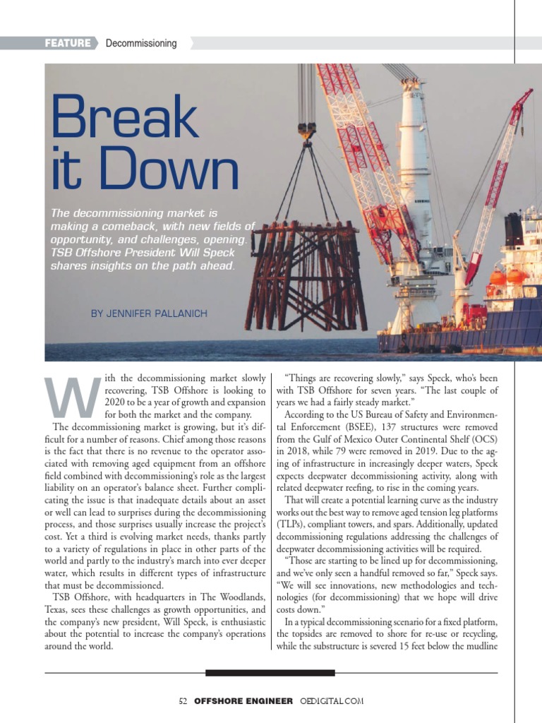 Decommissioning Breakdown | PDF | Nature | Business