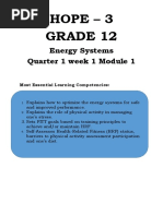 HOPE 3 Module 2 | PDF | Physical Fitness | Heart Rate