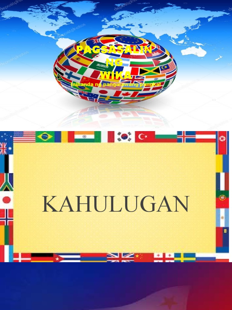 Pagsalin NG Wika (Group 2) | PDF