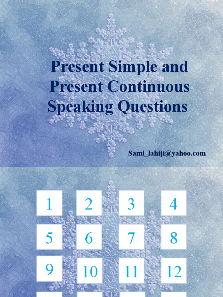 Present Simple vs Continuous Questions | PDF