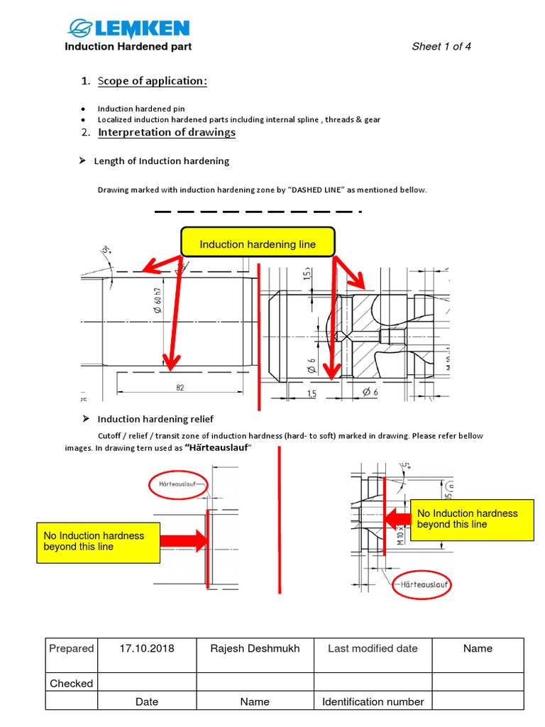 Induction Hardening - Interpretation of Drawing & Testing PDF | PDF ...