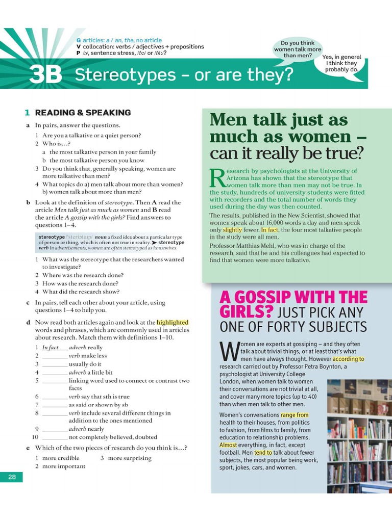 3B-English File Intermediate Student's Book | PDF