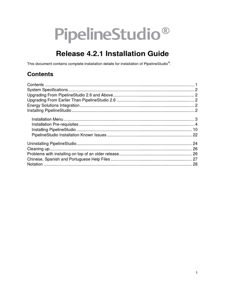 Release 4.2.1 Installation Guide | PDF | Installation (Computer ...
