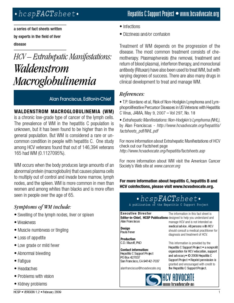 Waldenstrom 09 | PDF | Rtt | Immunology