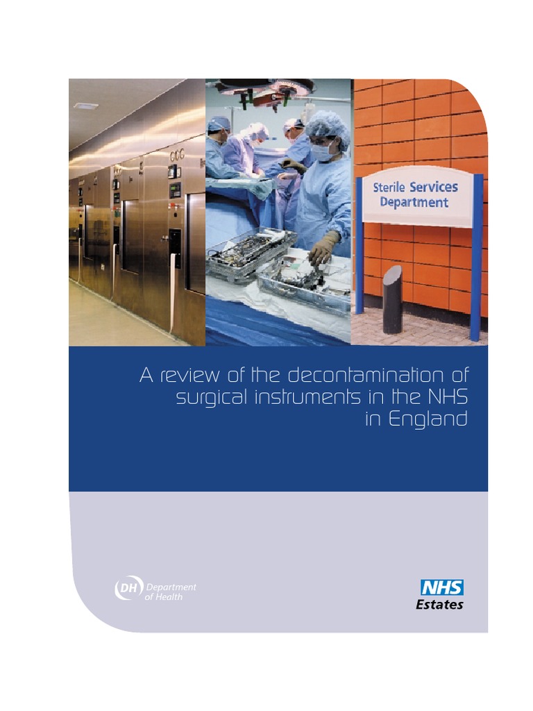A Review of The Decontamination of Surgical Instruments in The NHS in ...