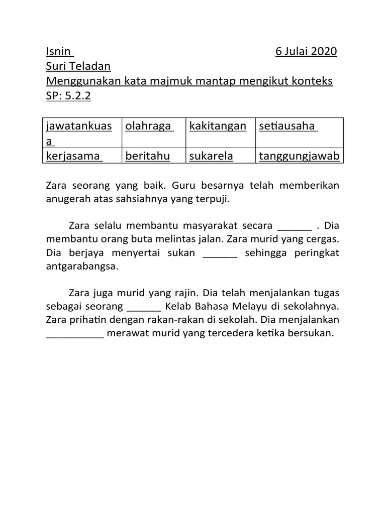 Suri Teladan ms94 | PDF | Kesehatan Holistik | Gaya Hidup