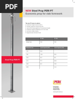 Acrow Prop Data Sheet - Scaffolding Supplies Limited | PDF | Nature