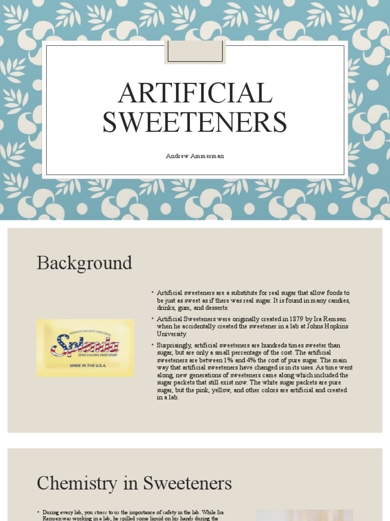 Sweeteners | PDF | Sugar Substitute | Sucrose