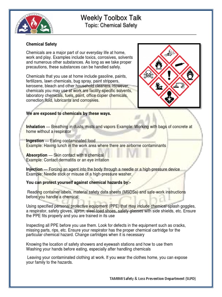 TBT - Chemical Safety | PDF