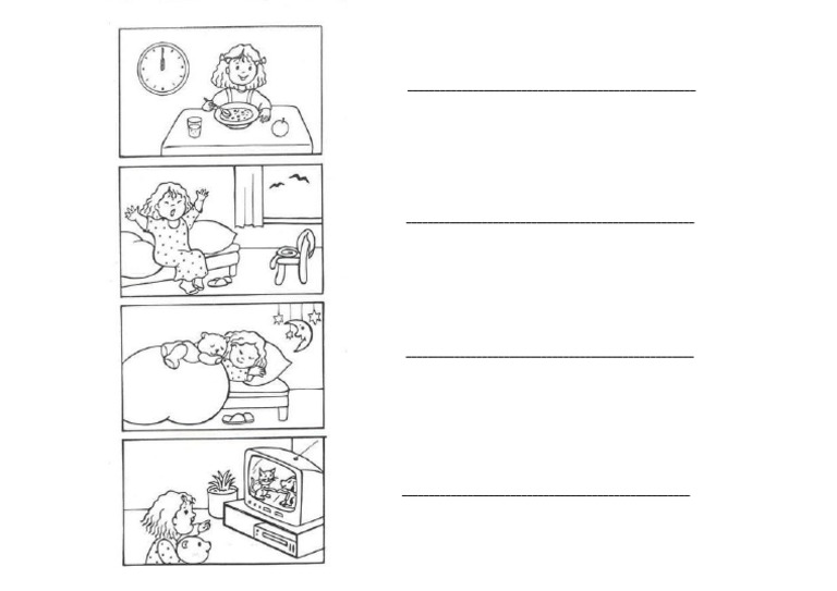 Ficha - Good Morning, Afternoon, Evening, Night | PDF