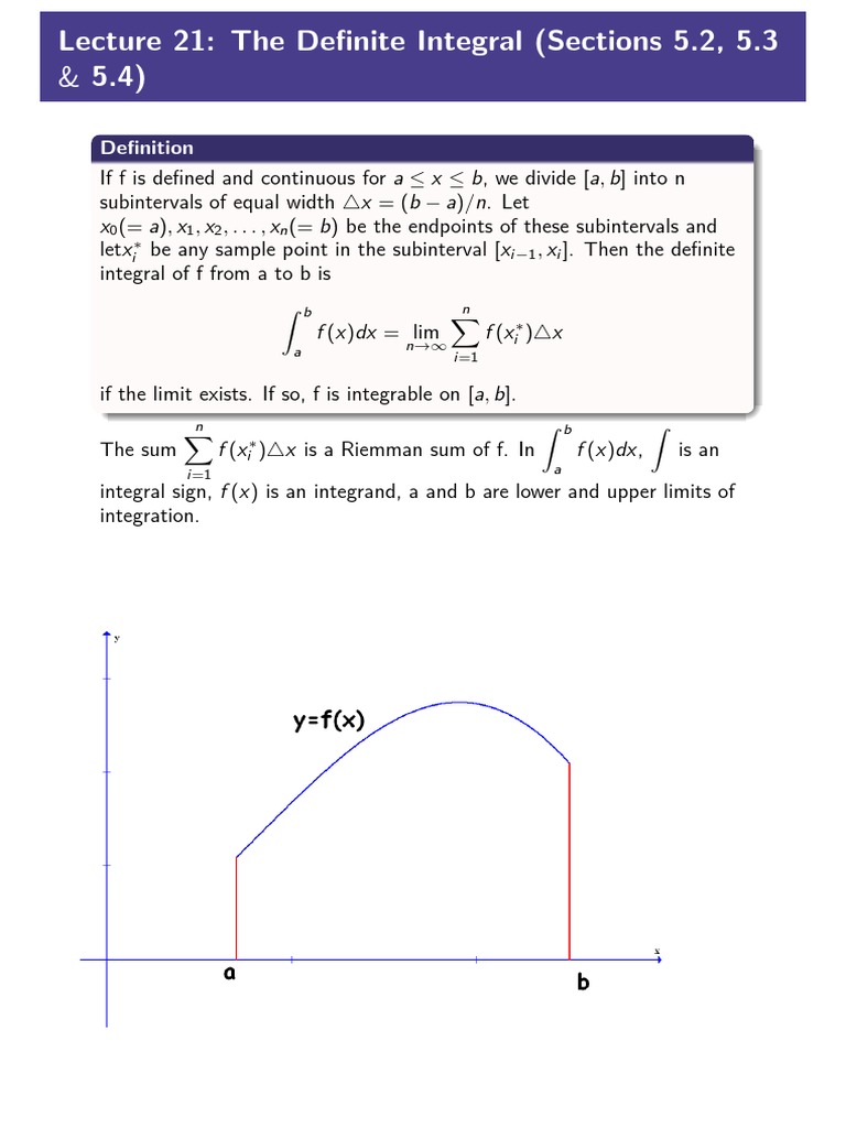 Chapter5 PDF | PDF | Integral | Functions And Mappings