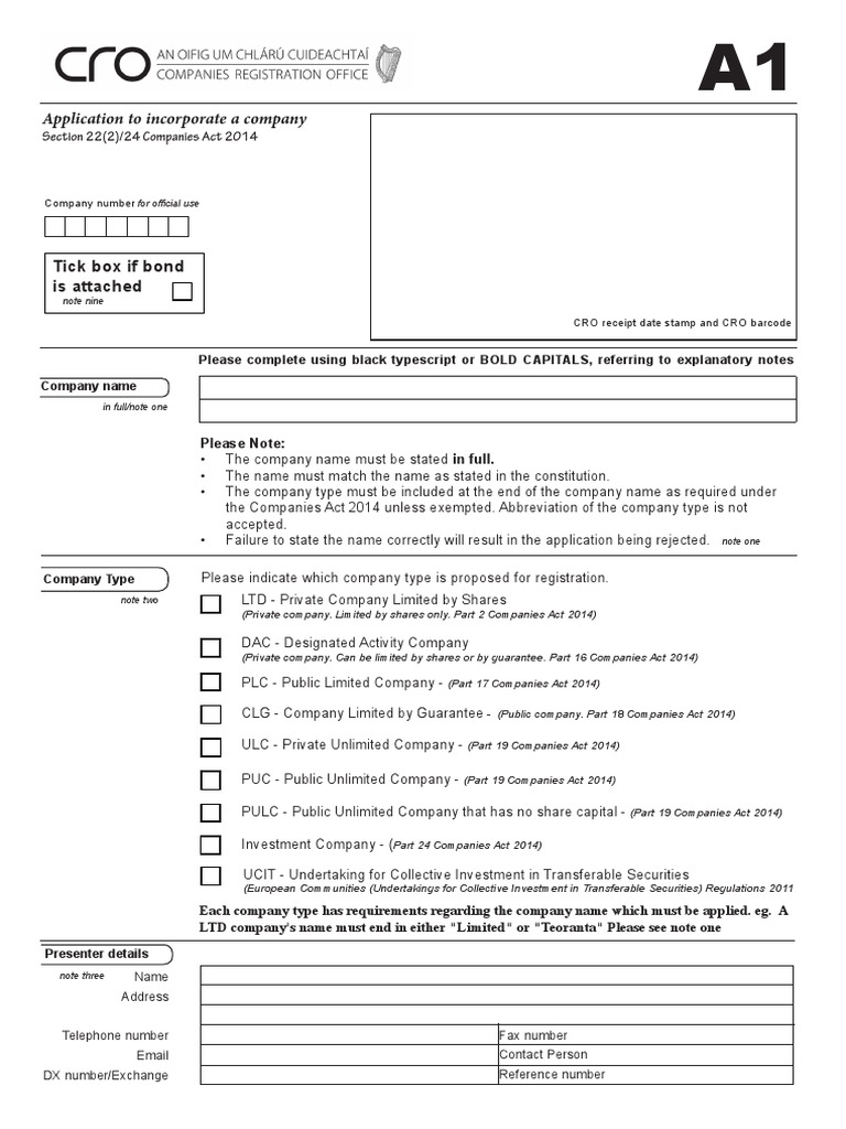 A1 v2.5 Black Fillable | PDF | European Economic Area | Companies