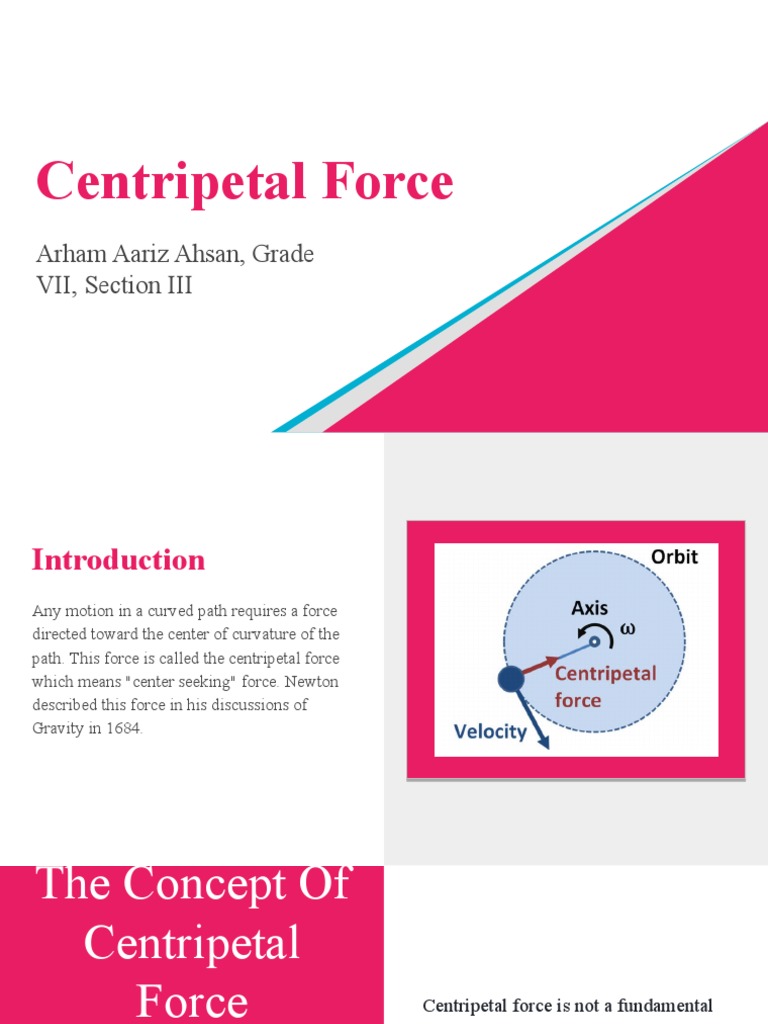 Centripetal Force | PDF