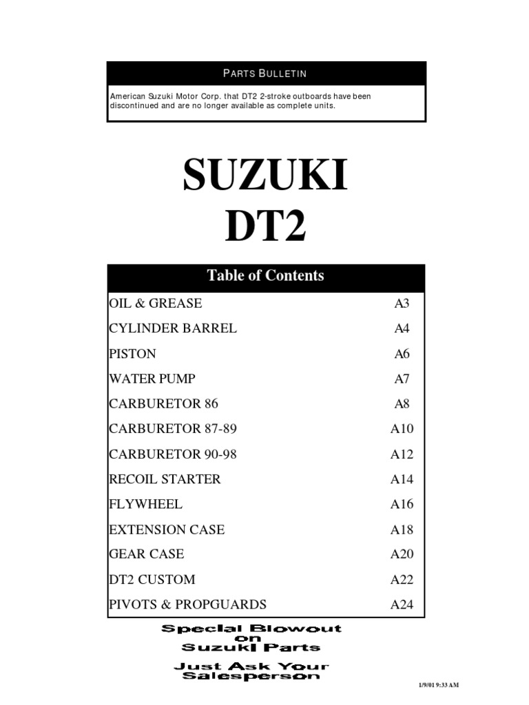 Suzuki Parts - DT2 | PDF | Piston | Ignition System