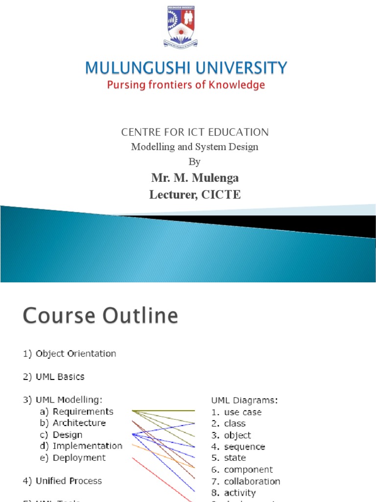 Lecture 1 Modelling And System Design Pdf Class Computer