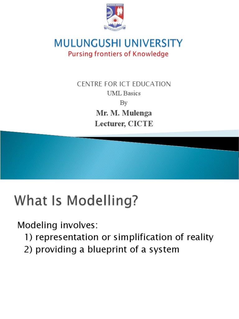 Lecture 2modelling And System Design Pdf Class Computer Programming Unified Modeling