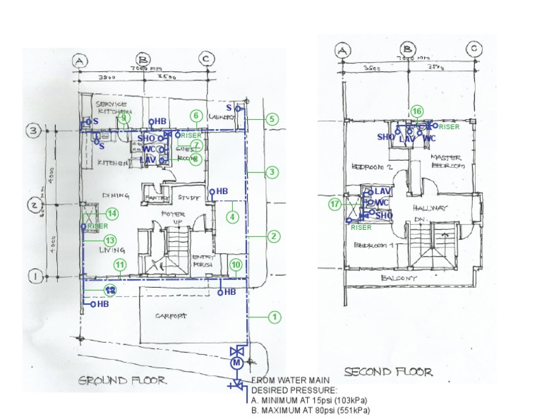 S S S HB SHO WC LAV LAV SHO WC LAV: Riser Riser | PDF