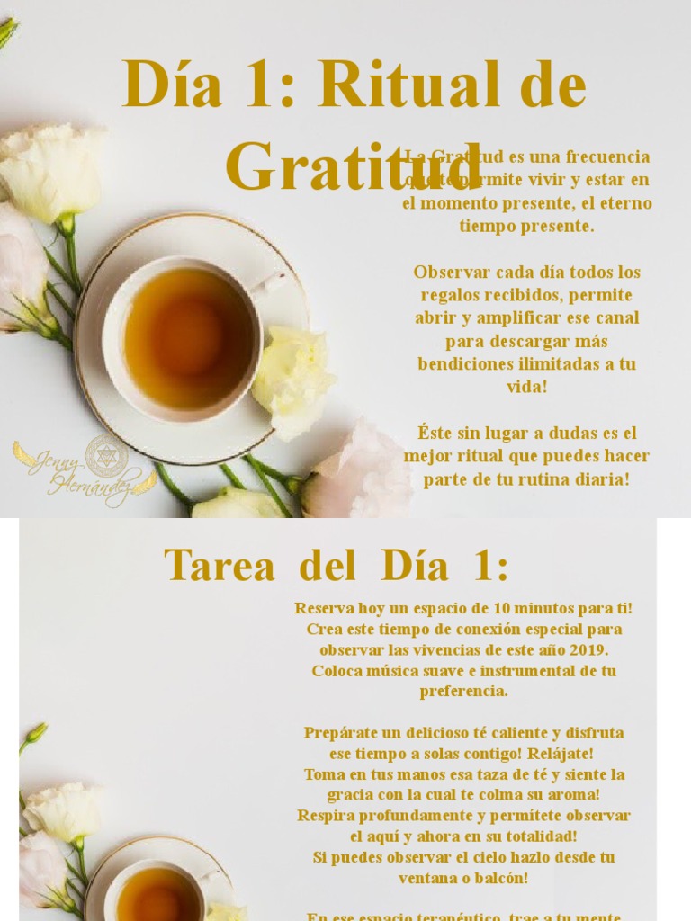 7 Dias de Gratitud Año 2019 | PDF | Alma | Amor