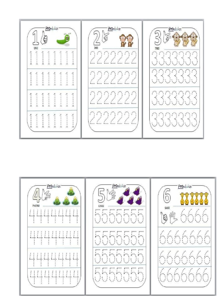 Cifre de Conturat 1-9 | PDF