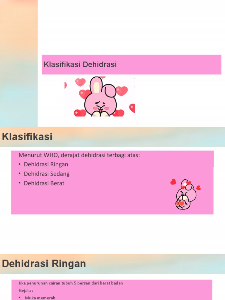 Klasifikasi Derajat Dehidrasi | PDF