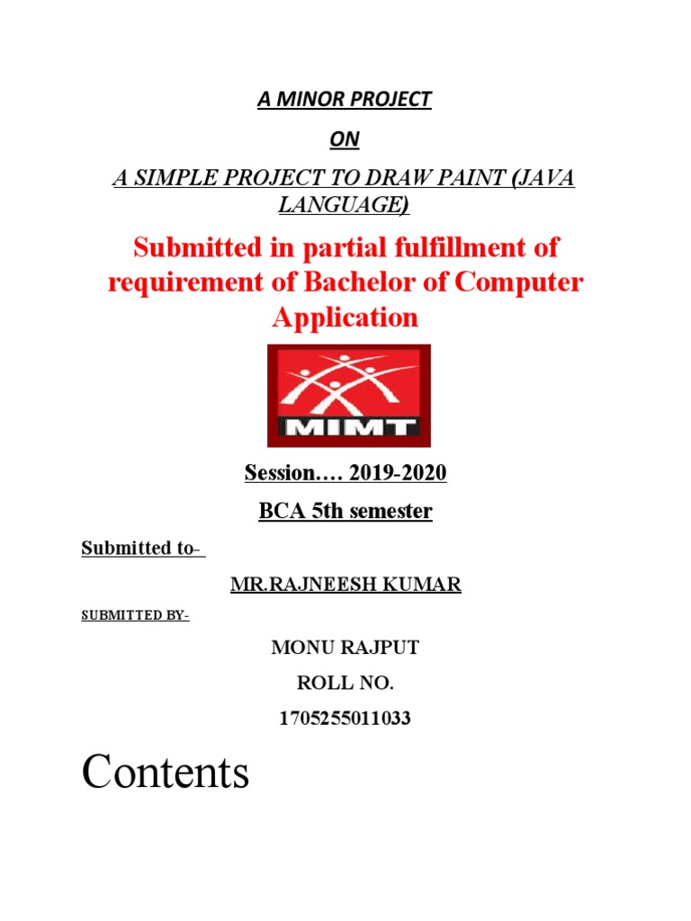 A Minor Project | PDF | Class (Computer Programming) | Graphical User Interfaces