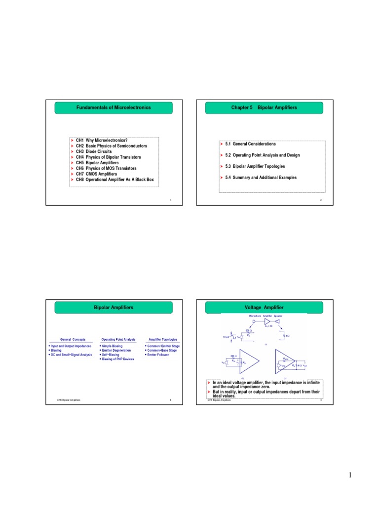 Bipolar Amplifier PDF | PDF | Bipolar Junction Transistor | Amplifier