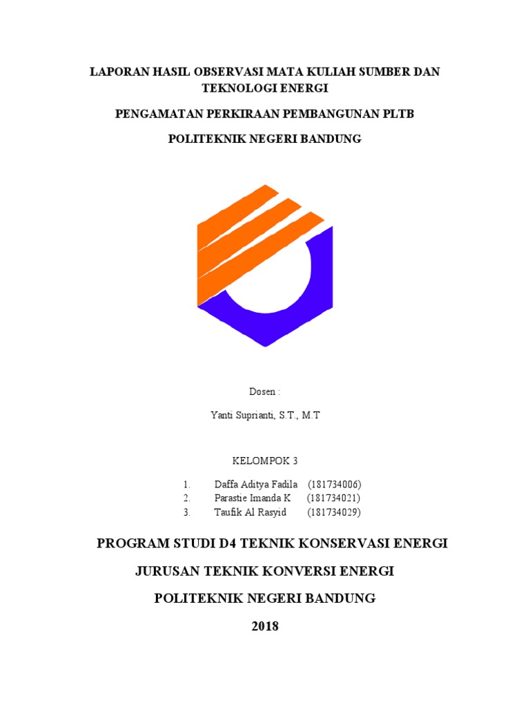Laporan Observasi PLTB | PDF