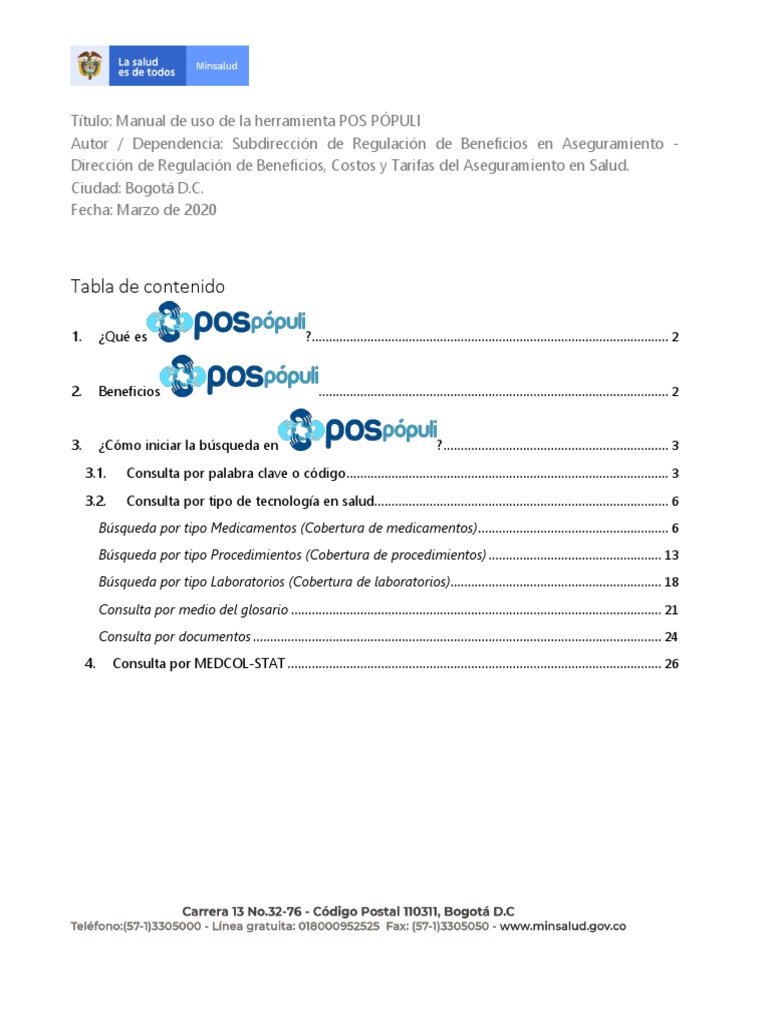 Manual Del Usuario - Pos Populi - 2020 | PDF | Medicamentos con receta ...