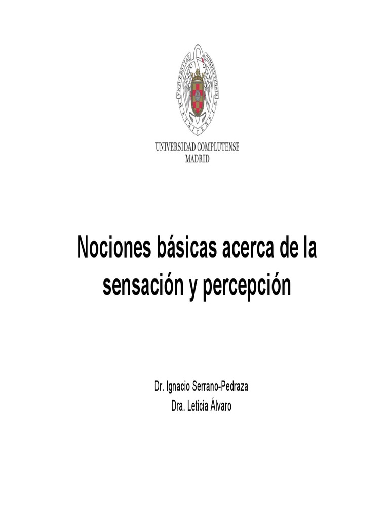 Tema 1 Nociones básicas (Parte 1).pdf | PDF | Sonido | Percepción