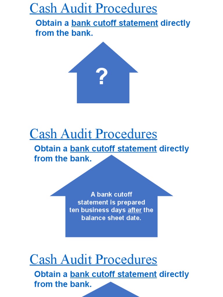 Audit Procedures of Cash | PDF | Deposit Account | Banks