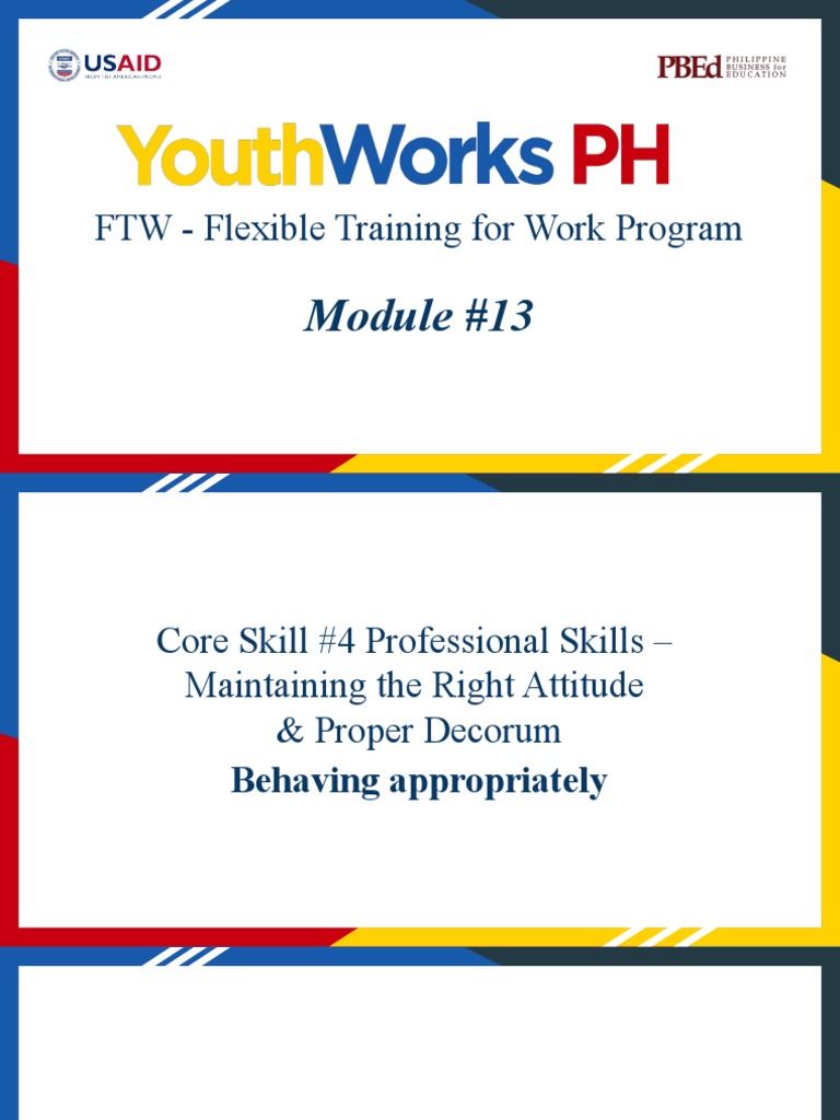 Professionalism In The Workplace Guide Pdf Profanity