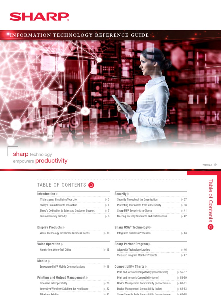 Sharp Productivity: Information Technology Reference Guide | PDF ...