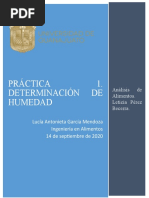 Determinación de Humedad Por Secado en Estufa y Por Termobalanza PDF ...