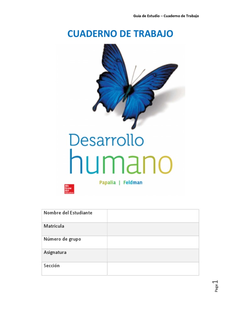 Cuaderno de Trabajo PDF | PDF | Desarrollo cognitivo | Etología