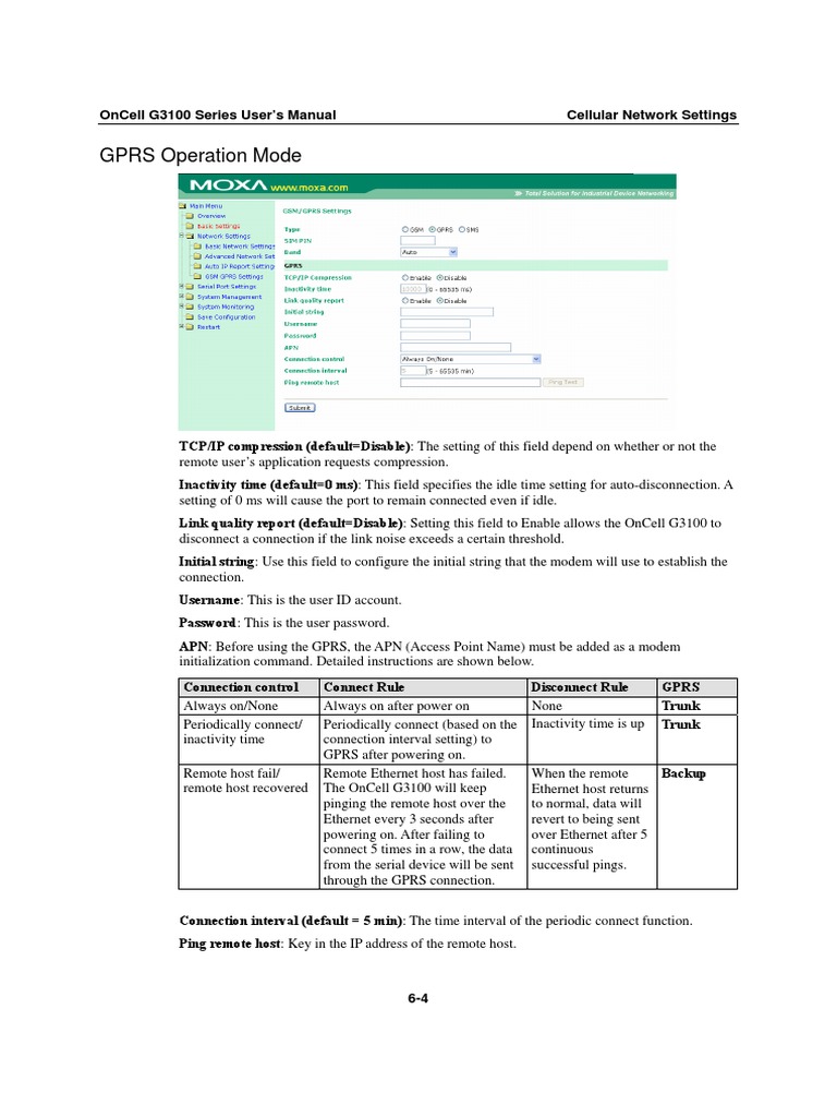 GPRS Connection | PDF | General Packet Radio Service | Internet Protocols