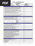 Check - List de Equipo de Argon | PDF