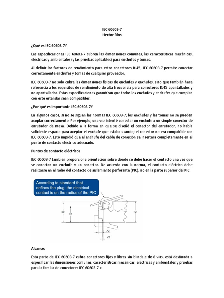 Iec 60603-7 | PDF | Tecnología de información y comunicaciones ...