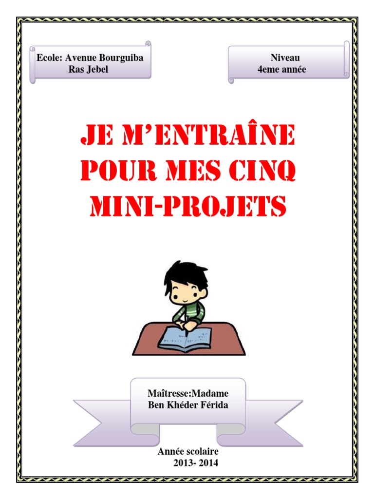 Mini-projets d'écriture en 4ème année | PDF | Récit