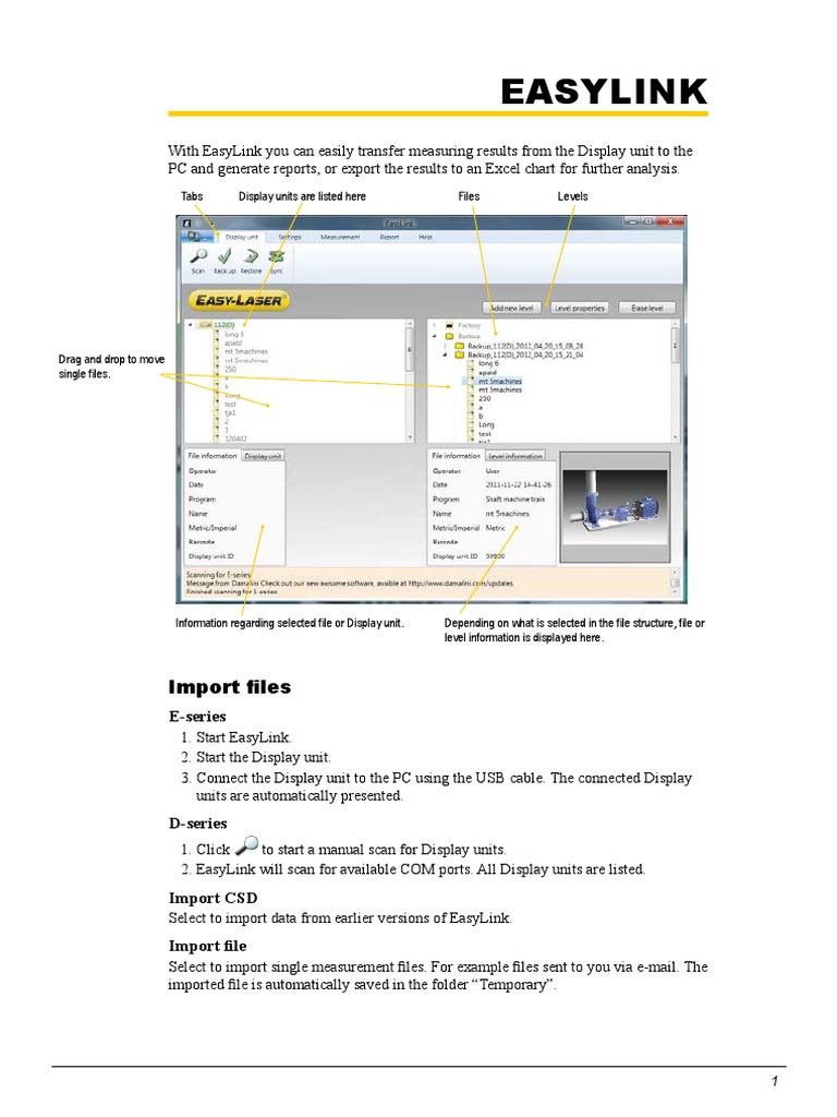 EasyLink Manual Rev1.0 Lores | PDF | Backup | Computer File