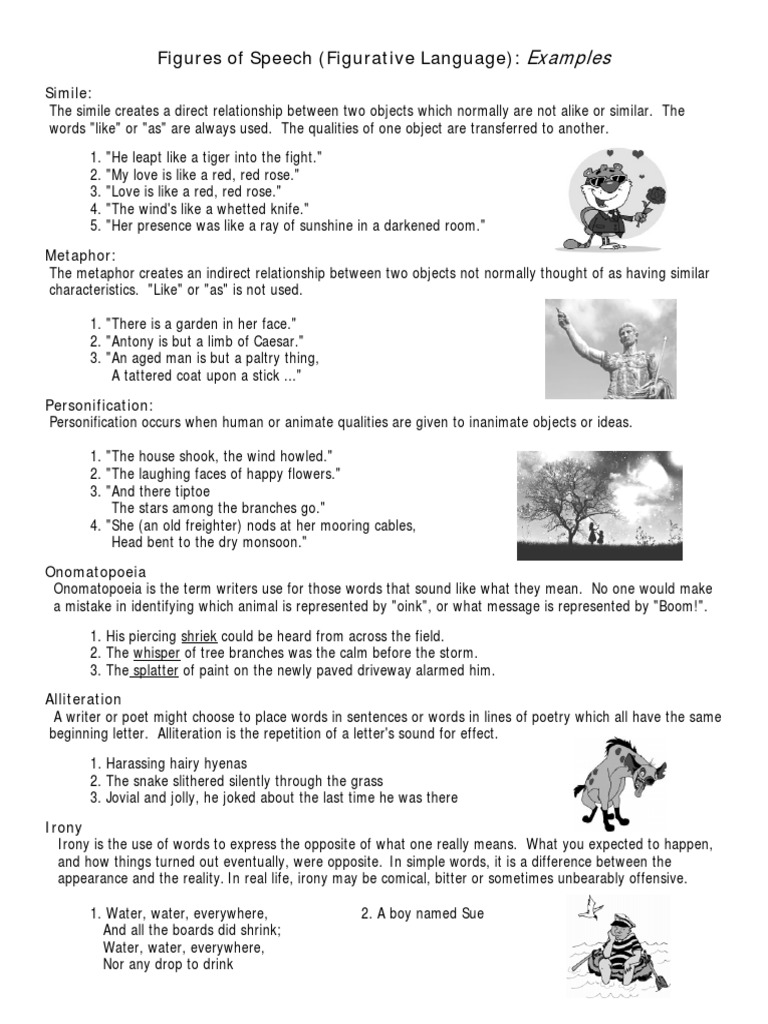 Exploring Figures of Speech: A Guide to Similes, Metaphors ...