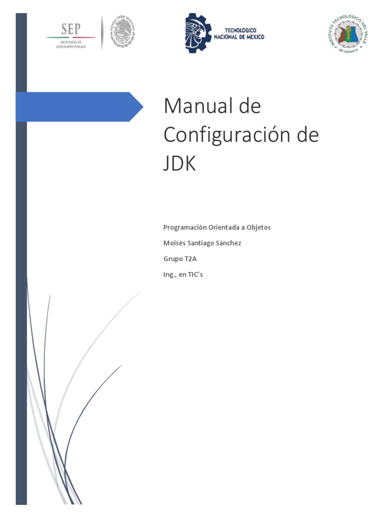 Configuración JDK: Guía Paso a Paso | PDF | Java (lenguaje de programación) | Programación de ...