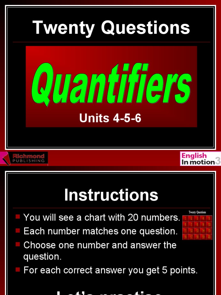 Quantifiers | PDF | Grammatical Number | Noun