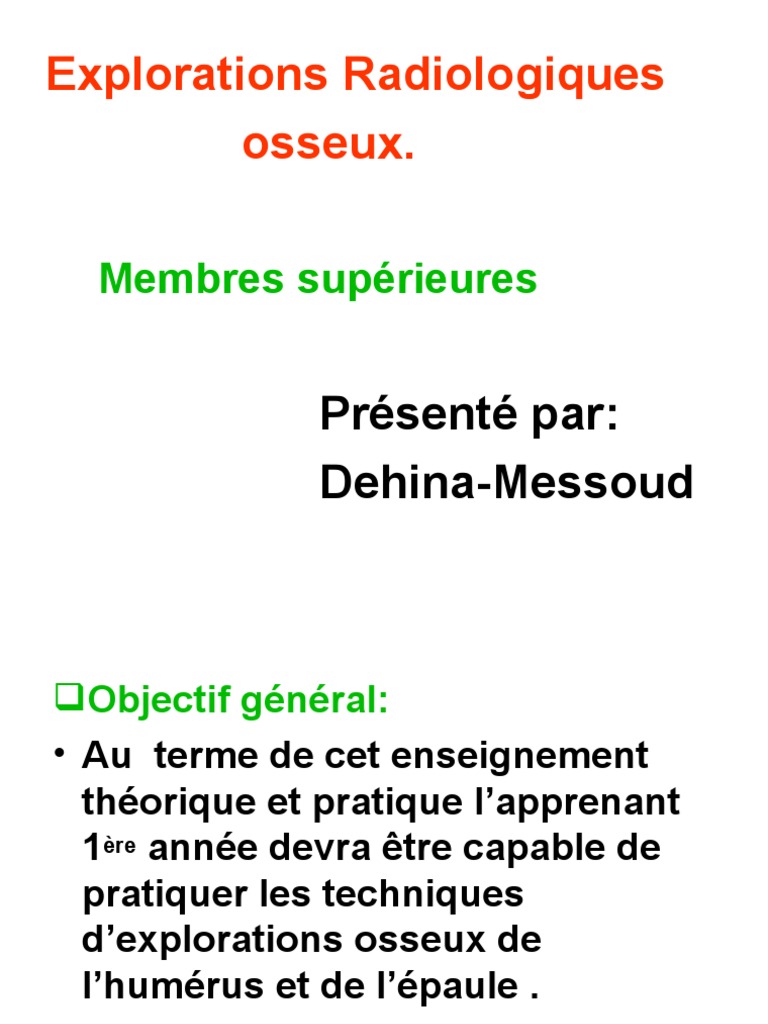 RX Epaule | PDF | Articulation (anatomie) | Appareil locomoteur